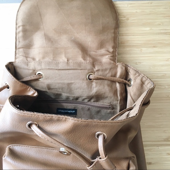 Primark | Bags | Chestnut Brown Faux Leather Backpack | Poshmark